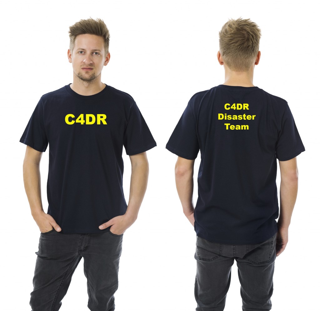 C4DR FEMA Style T-Shirt – Mens | Celebrities 4 Disaster Relief